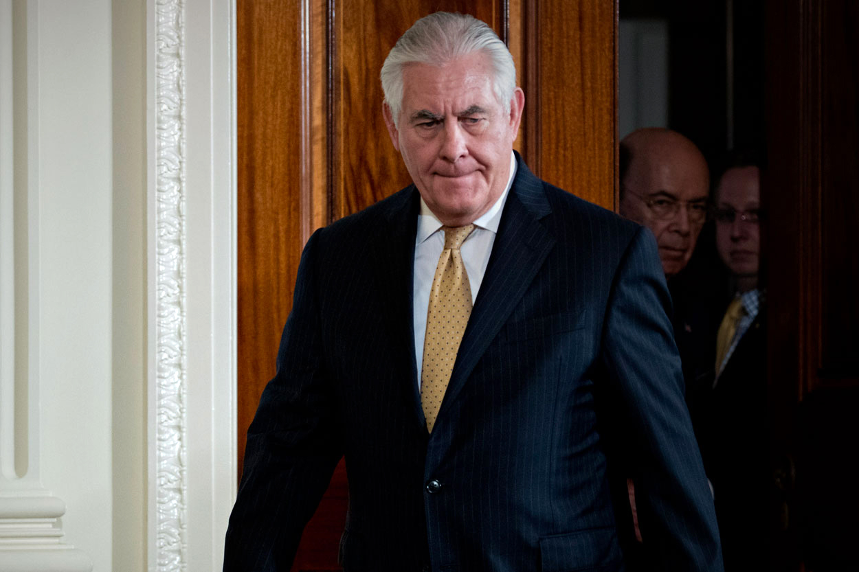Texan Rex Tillerson's Stormy Tenure As Secretary of State Is Over ...