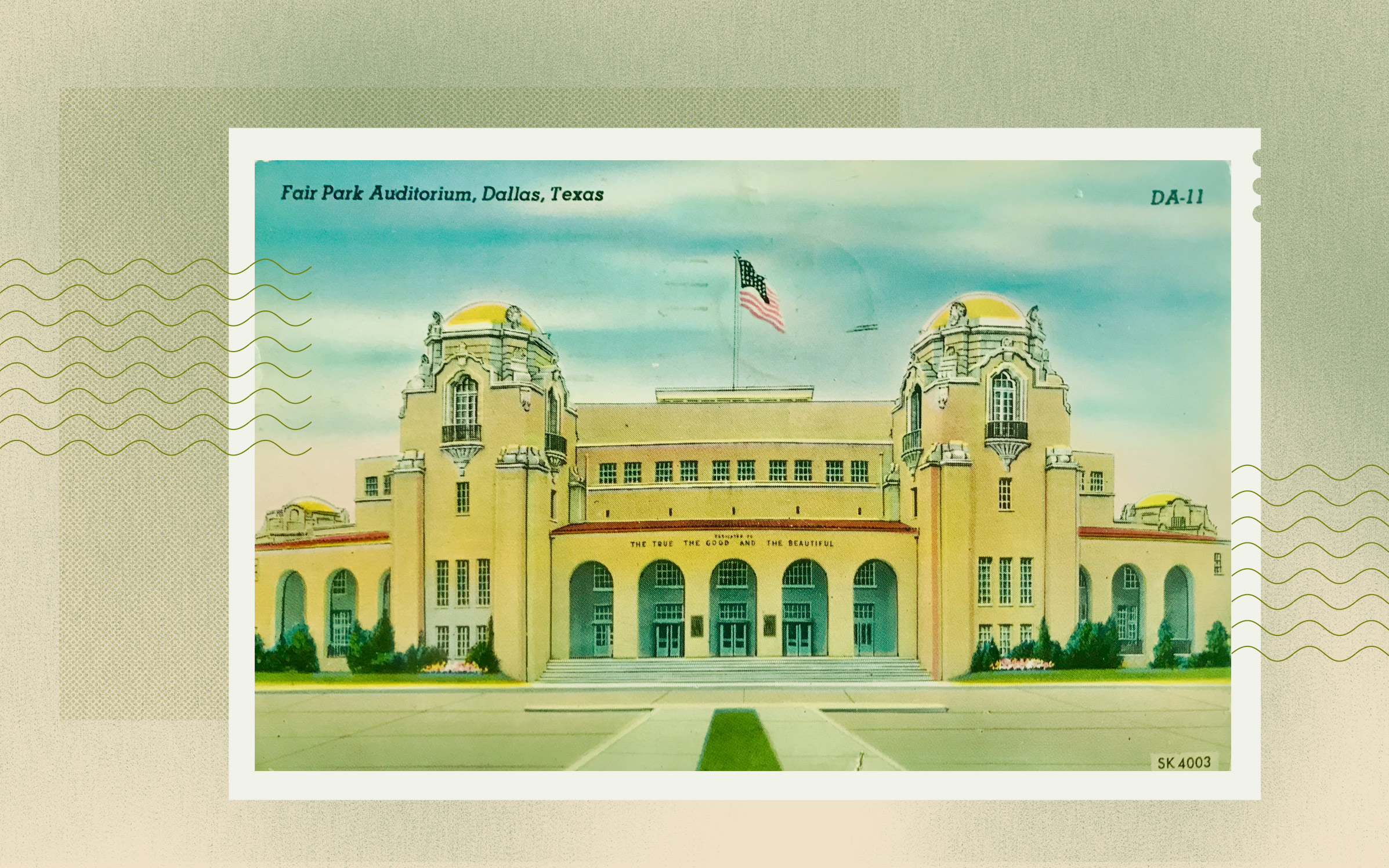 Vintage Postcards of Texas: Music Hall at Fair Park, Home of the State ...