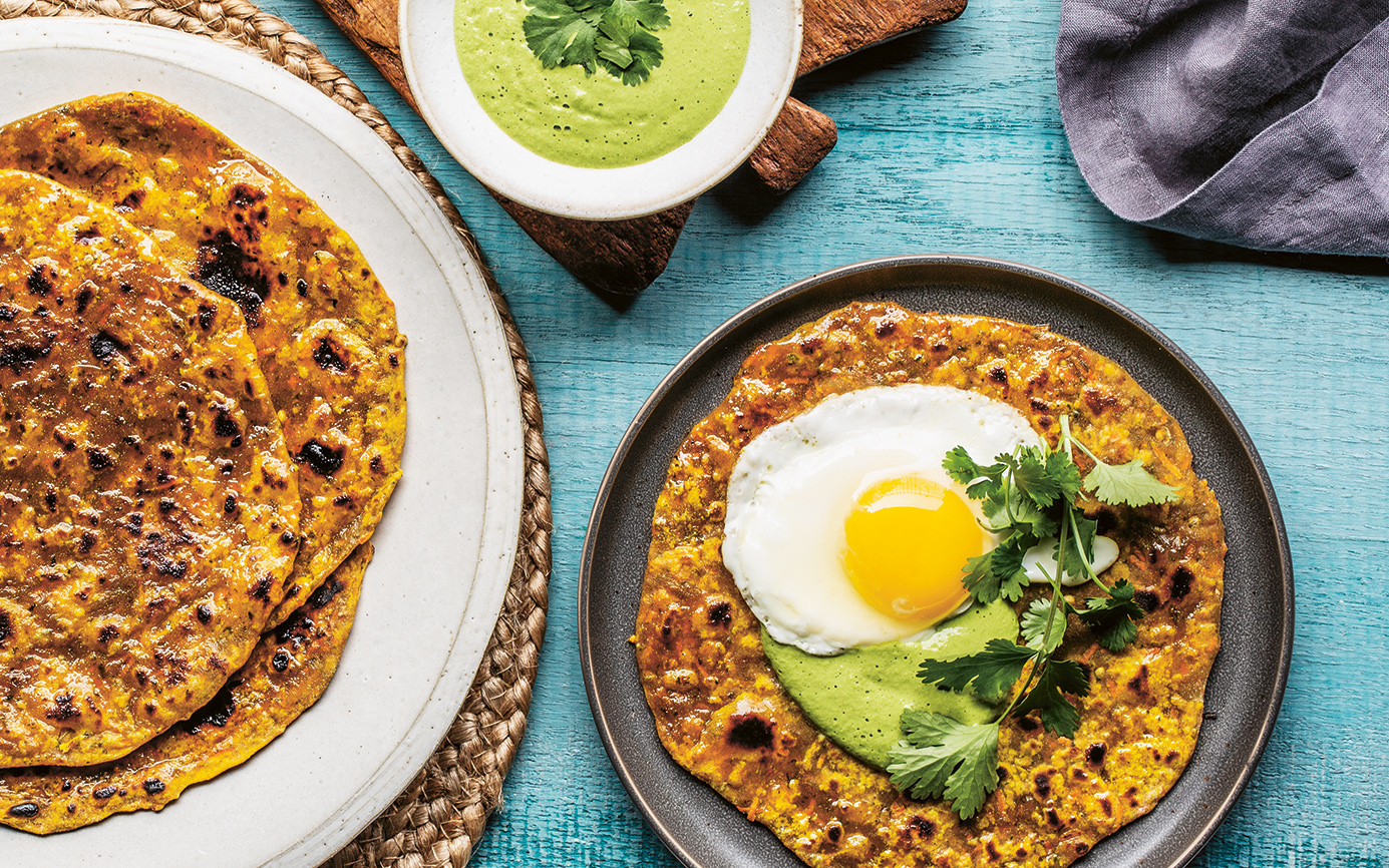 Pondicheri’s Carrot Roti With Cilantro Chutney, From ‘Houston Cooks ...
