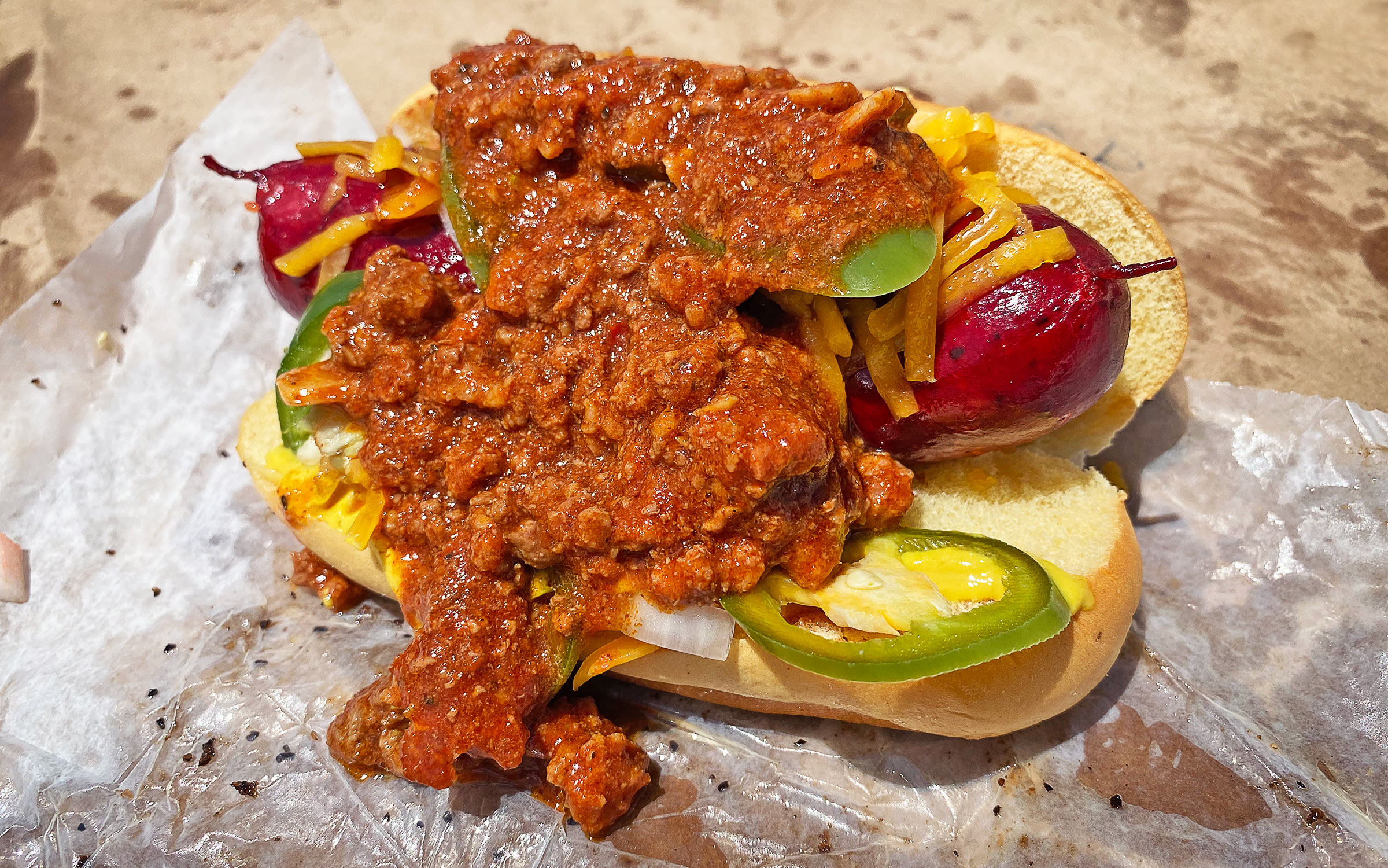 The Red Rocket Hot Dogs at La Barbecue Are Out of This World – Texas ...