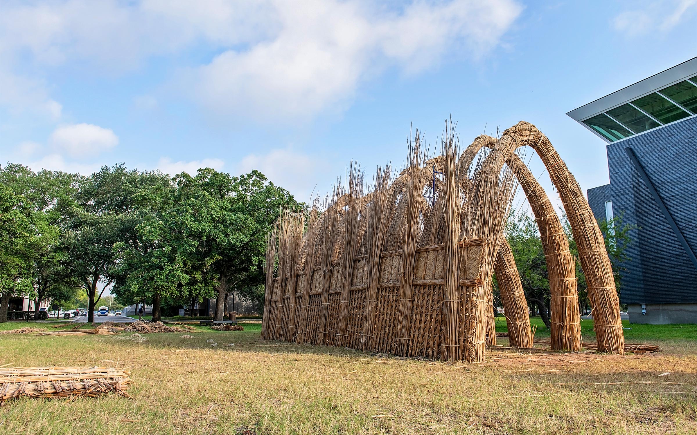A Mudhif, a Reed Structure With Ancient History, Comes to Houston
