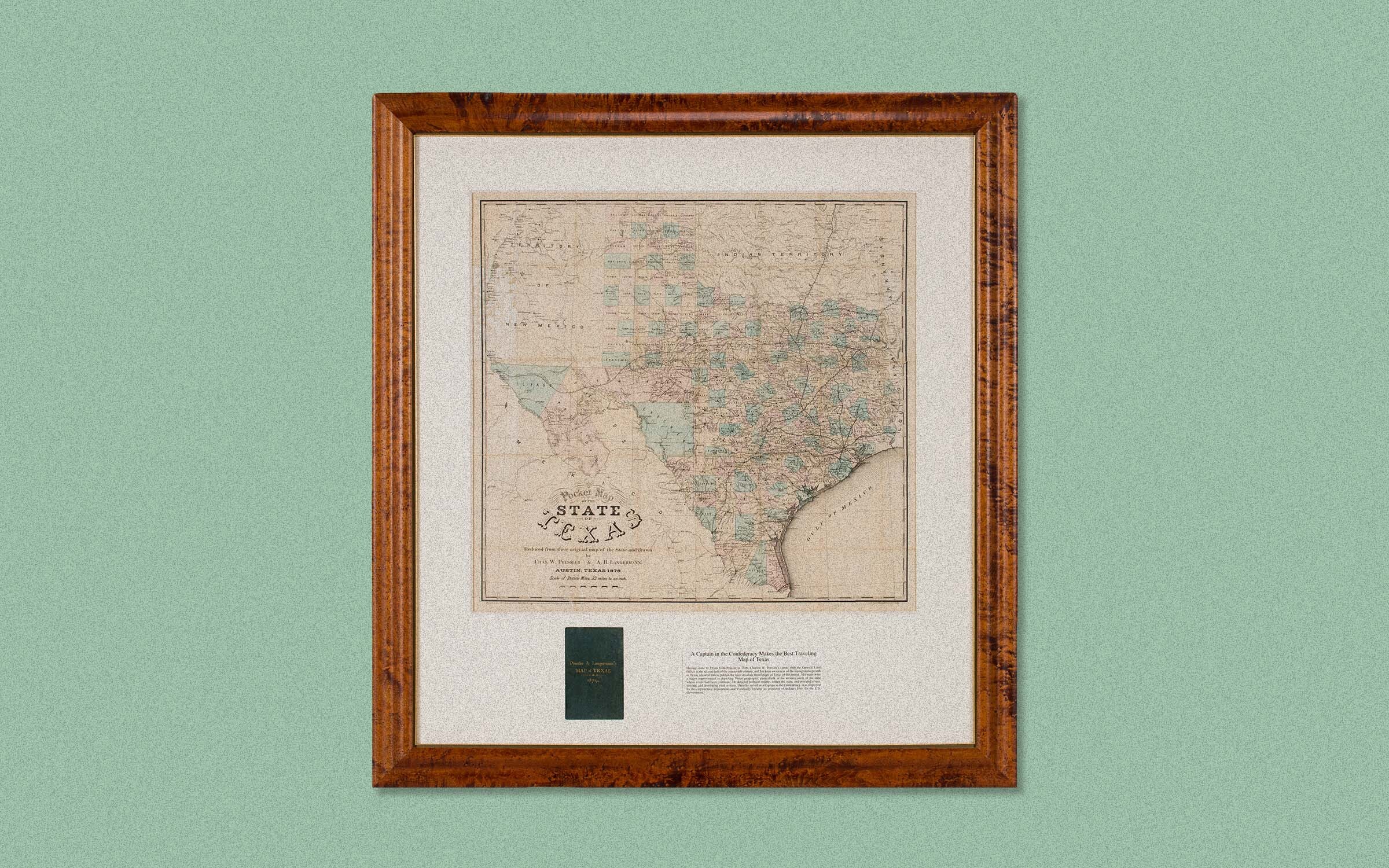 This 1879 Map Is Now the Priciest Map of Texas Ever Sold at Auction