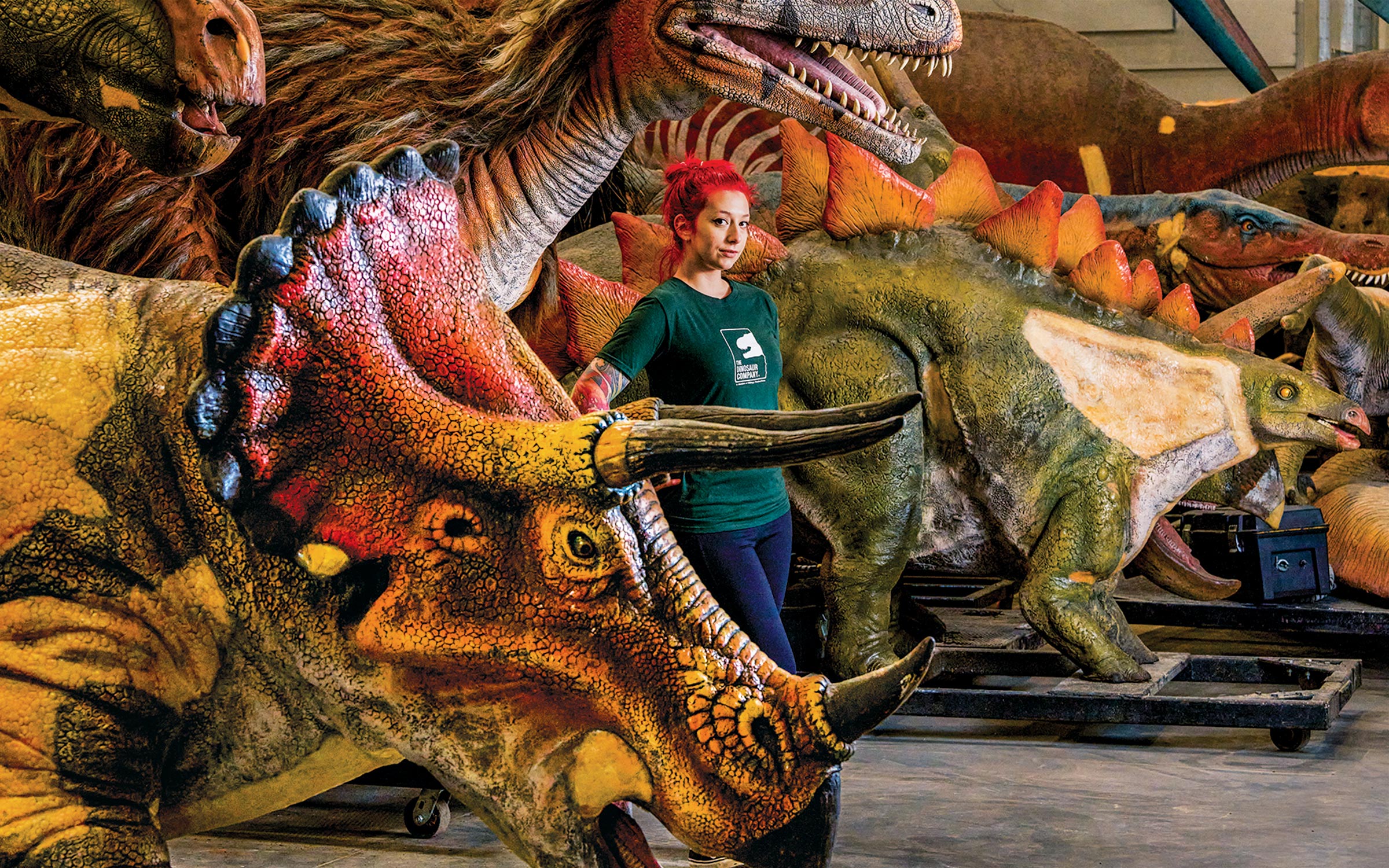 A Texas Dinosaur Sculptor Talks About Her Jurassic Dream Job